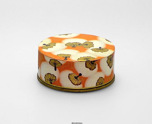 Coty "Puffs" powder box with contents from Scarab Antiques
